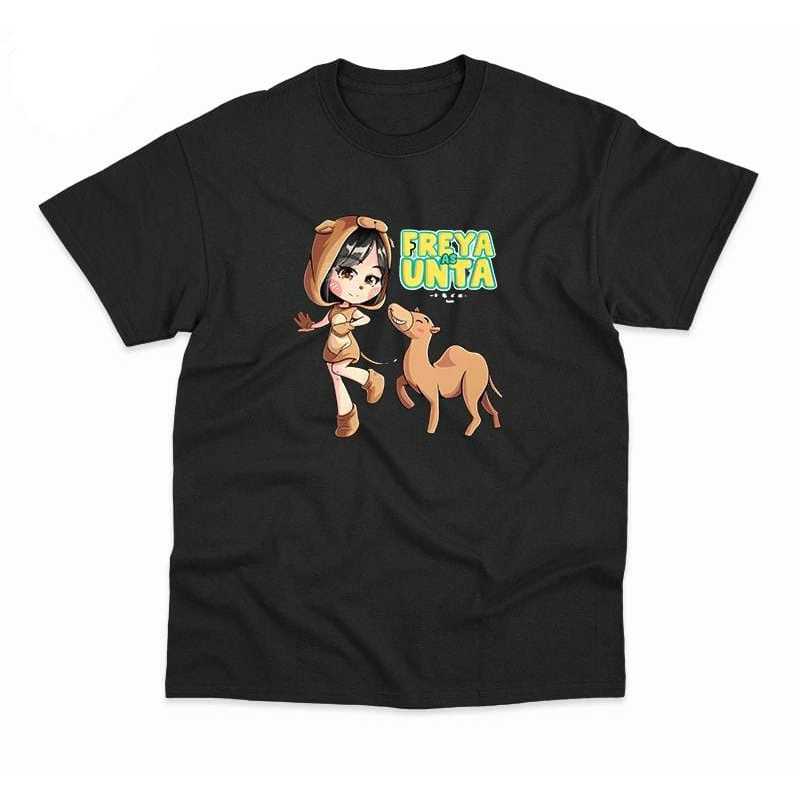 Jual kaos emoji kebun binatang saat hujan unta x freya JKT48 unisex ...