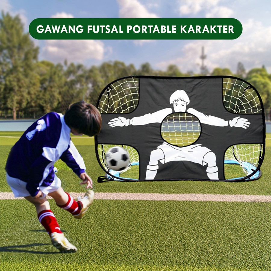 Jual Gawang Futsal Mini Portable Karakter | Gawang SepakBola Portable ...