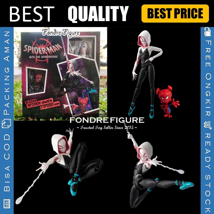 Jual SENTINEL SPIDER GWEN & HAM SET SPIDERMAN INTO THE SPIDER VERSE SV ...