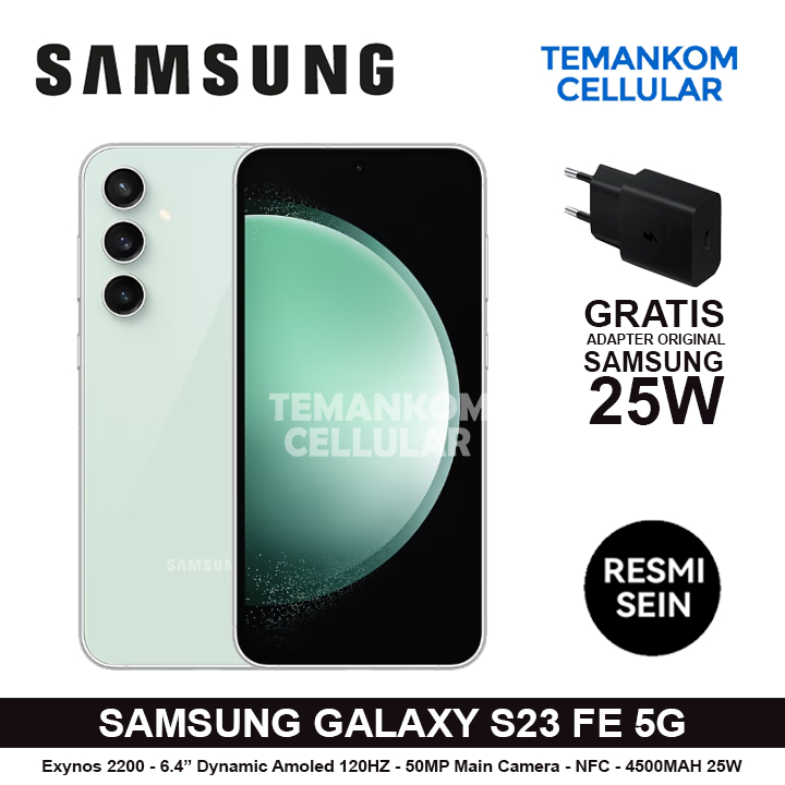 Jual Samsung S23 FE 5G 16GB RAM 8+8 8/256 Anti Air NFC S23FE Garansi RESMI SEIN | Shopee Indonesia
