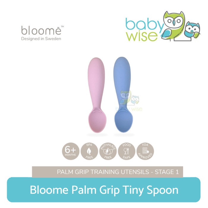 Jual Bloome Palm Grip Tiny Spoon - Sendok Makan Anak Bayi | Shopee Indonesia