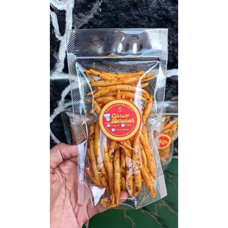 Jual CIKRUH BAROKAH 70gr TikTuk Kriuk Daun Jeruk Khas Garut | Shopee ...