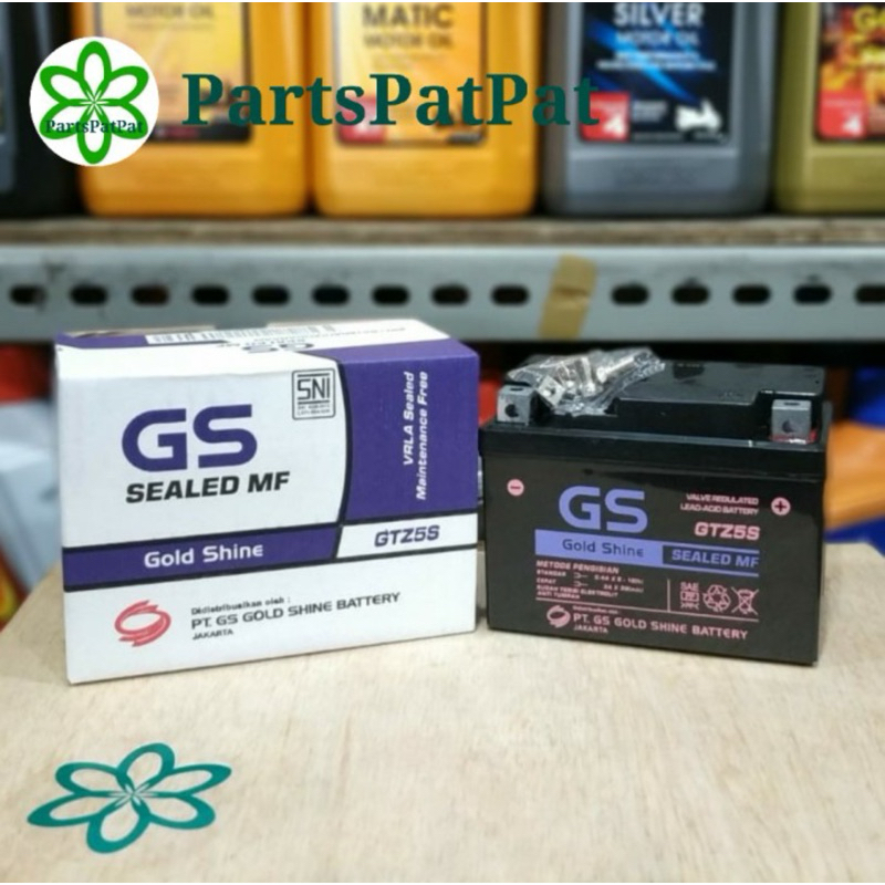 Jual AKI ACCU MOTOR GS GOLD SHINE GTZ5S GTZ-5S YTZ5S GS GOLDSHINE | Shopee Indonesia