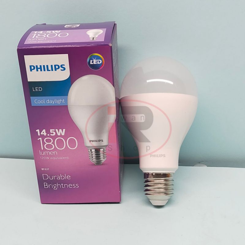 Jual Lampu Bohlam Led Philips 14,5 watt / Lampu Led Bulb Philips 14.5 ...