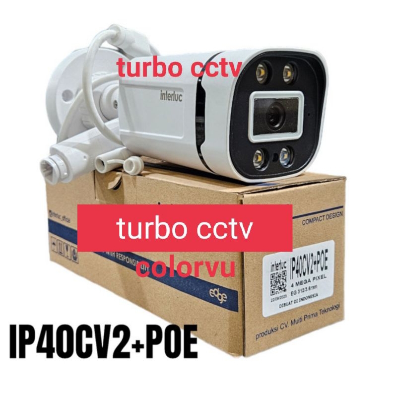 Jual IP Camera Edge 308-IP40X+PoE Asli 4MP CCTV Outdoor | Shopee Indonesia