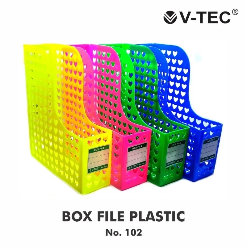 Jual V-Tec Box File Plastik Ukuran Folio 101 102 Warna | Shopee Indonesia