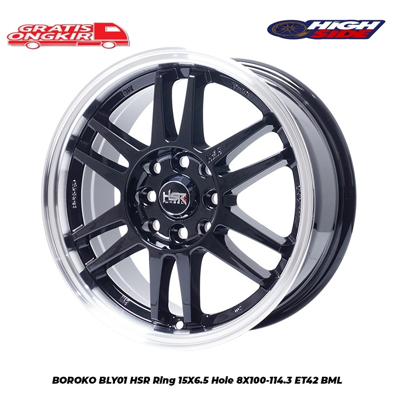 Jual Velg Hsr Boroko Bly01 R15 Mobil Avanza,Xenia,Brio,Agya,Calya,Sigra ...