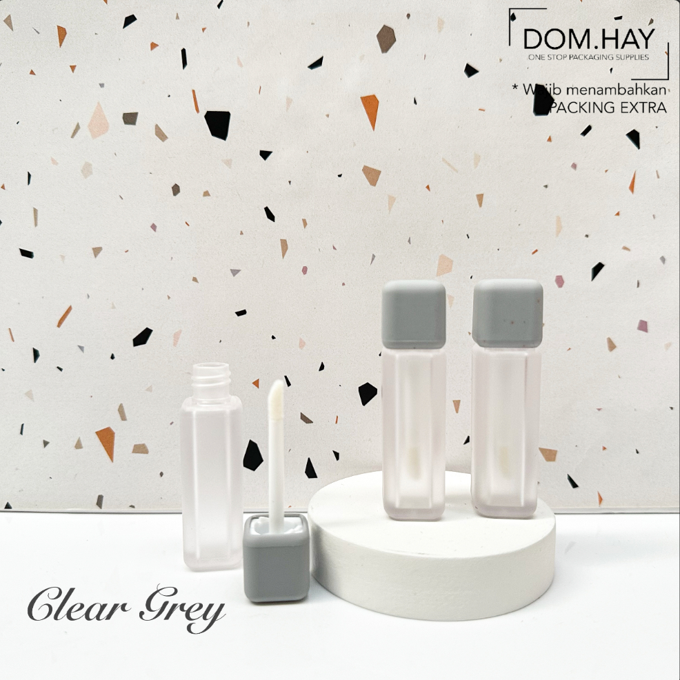 Jual 5ml Botol Lip Gloss Kotak Kosong Kosmetik Packaging Pewarna Bibir ...