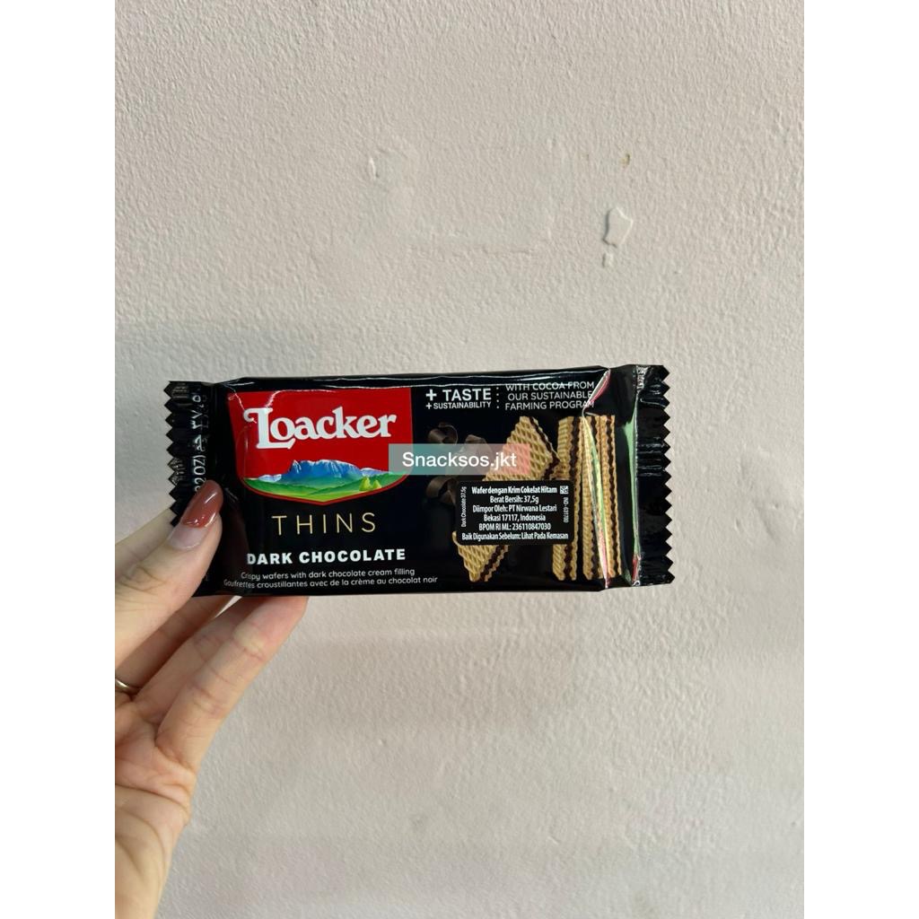 Jual LOACKER WAFER CLASSIC THINS COCOA & MILK / DARK CHOCOLATE / MATCHA ...