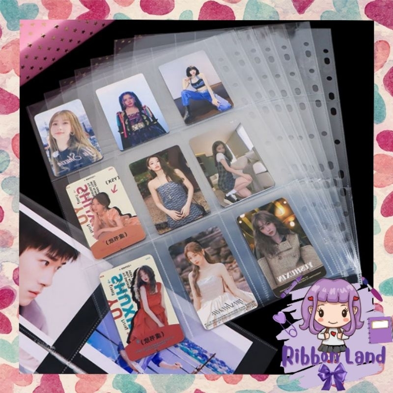 Jual (5 lembar) A4 Sleeve KPOP 1P/2P/3P/4P/6P/8P/9P/10P Photocard Postcard All Universal Size ...