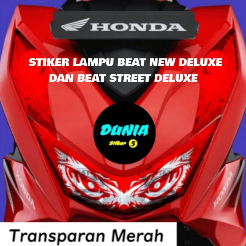 Jual Stiker variasi lampu beat new deluxe dan beat street tahun 2020 ...