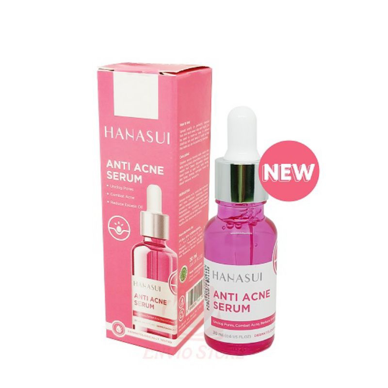 Jual HANASUI Serum Anti Acne 20ml Renew (Pink) | Shopee Indonesia