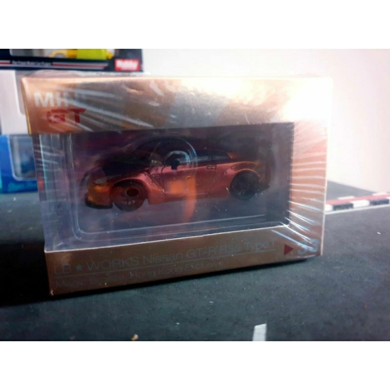 Jual Diecast Mini gt LBWK Nissan GTR R35 type 1 magic bronze He no 33 ...