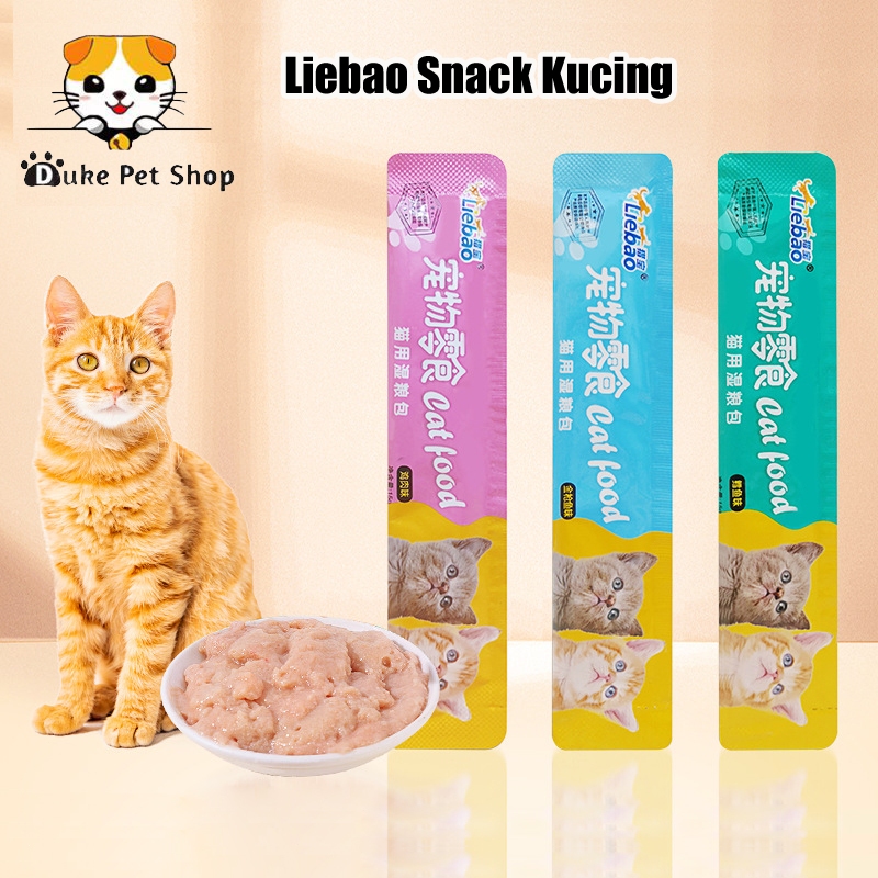 Jual LIEBAO Snack Kucing Kitten Adult 15gr Cat Strips Cemilan Hewan ...
