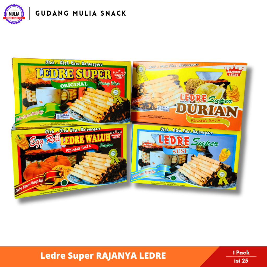 Jual Ledre Super Pisang Raja RAJANYA LEDRE | Oleh-oleh Khas Bojonegoro Rasa Original Durian ...