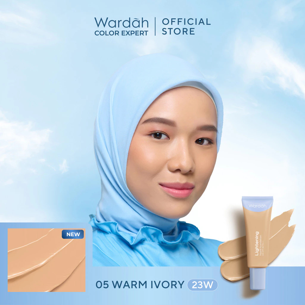 Jual MFI - NEW PACKAGING WARDAH LIGHTENING LIQUID FOUNDATION SPF 40 PA ...