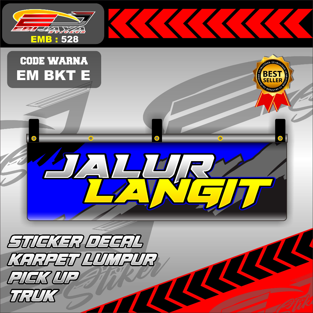 Jual STIKER DECAL PICK UP JALUR LANGIT DOFF GLOSSY-STICKER DECAL SEMUA ...
