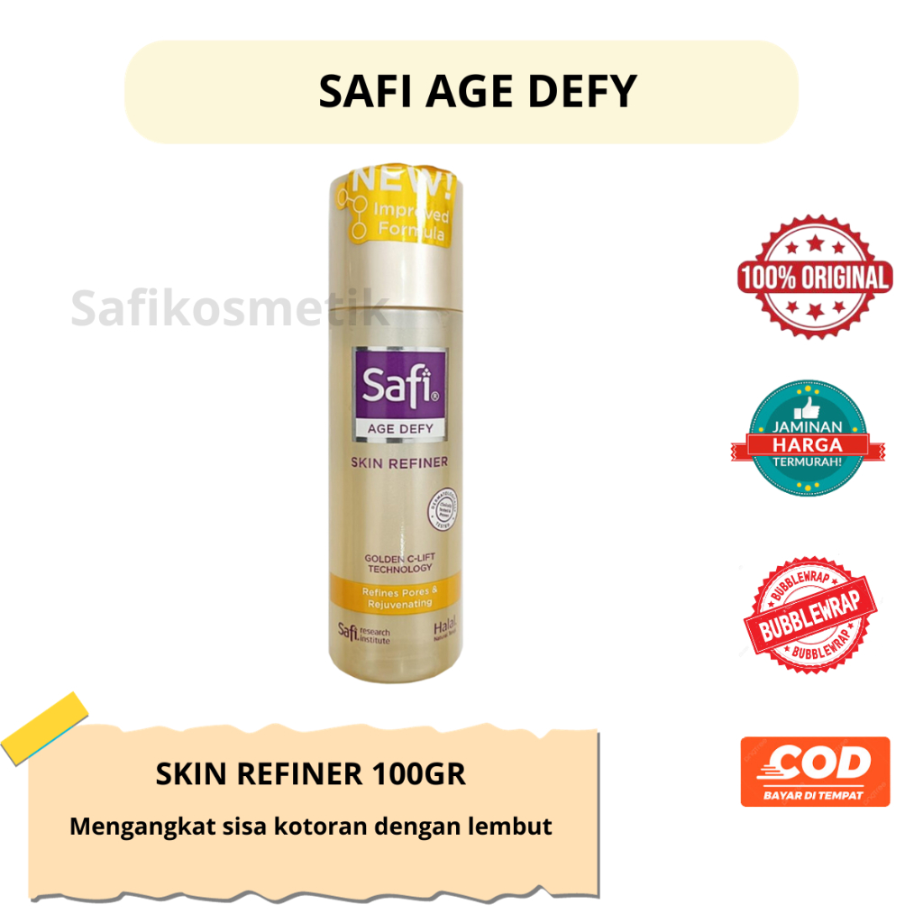 Jual SAFI AGE DEFY Skin Refiner 100ml / Toner | Shopee Indonesia