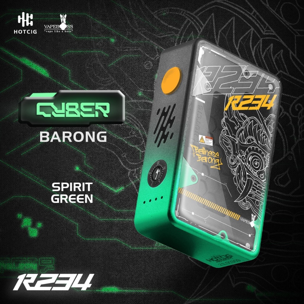 Jual HOTCIG R234 234W TC BOX MOD AUTHENTIC FOR VAPORIZER VAPE | Shopee ...