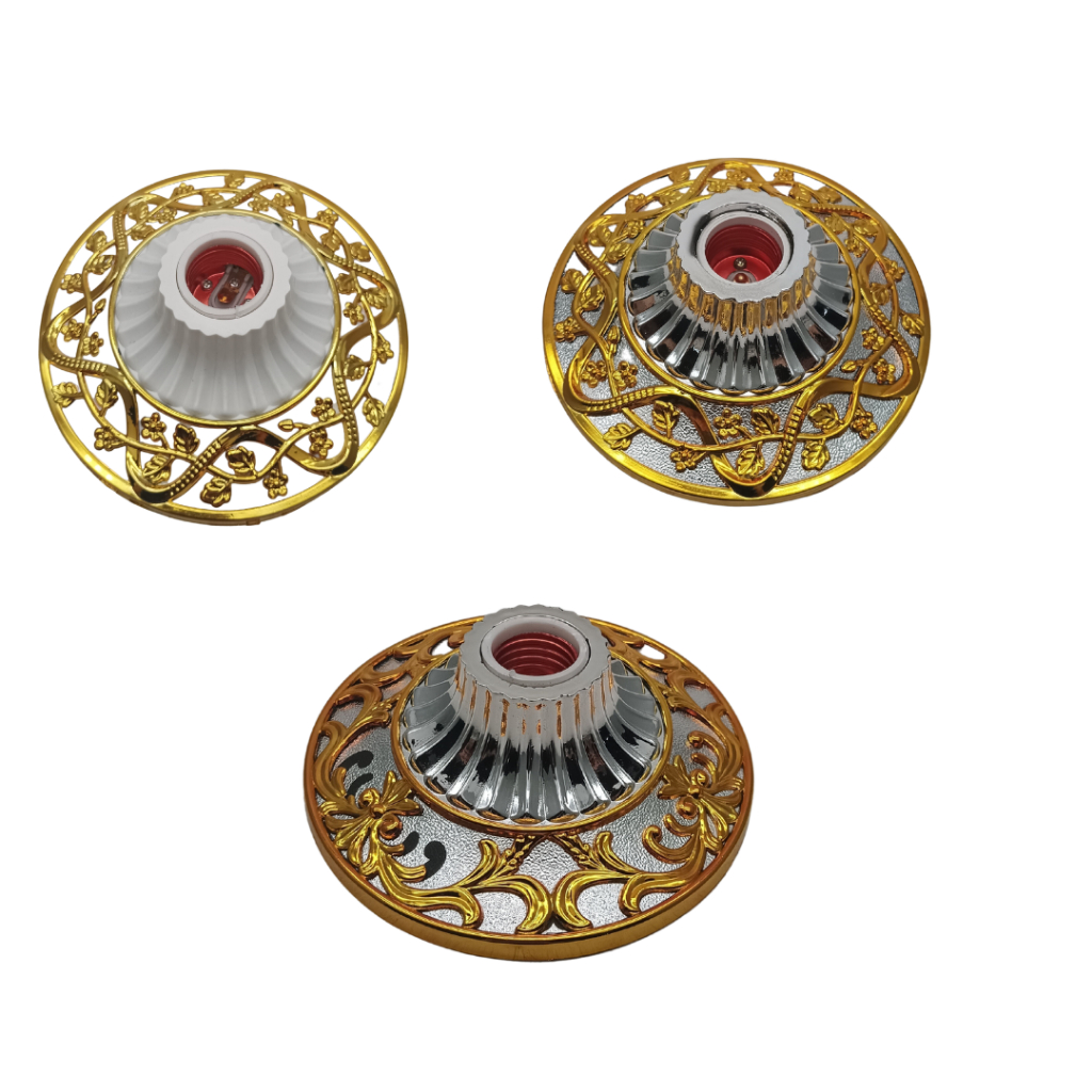 Jual Fitting Plafon Gold Silver Kawachi Fitting Duduk Fitting Lampu ...