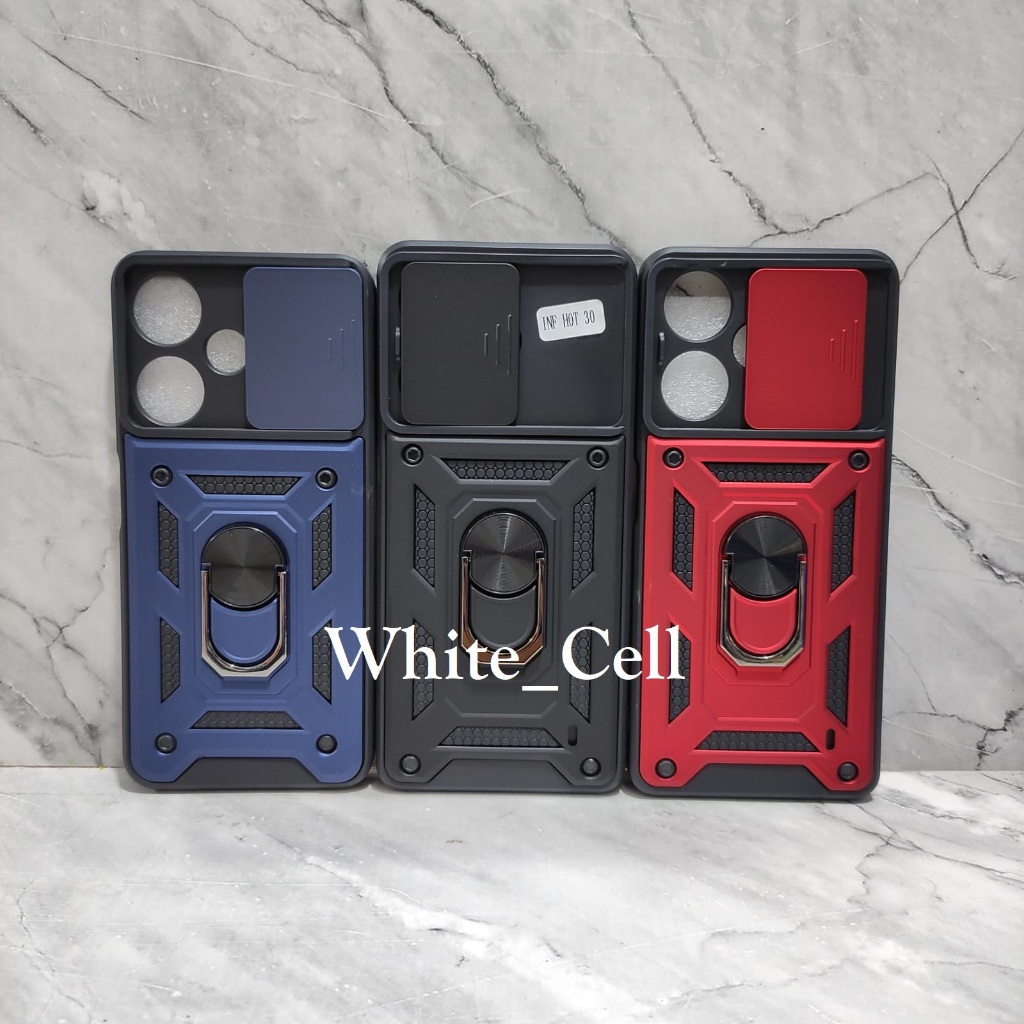 Jual Case Armor Transformer Slide + Ring Infinix Hot 10 Play Hot 11 ...