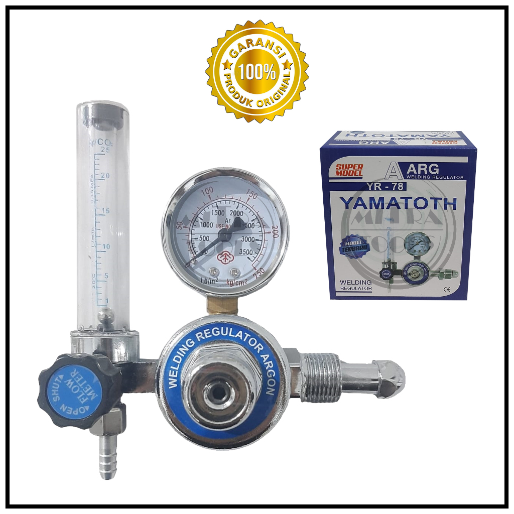 Jual YAMATOTH YR-78 Regulator Argon / Argon Welding Regulator Tabung ...