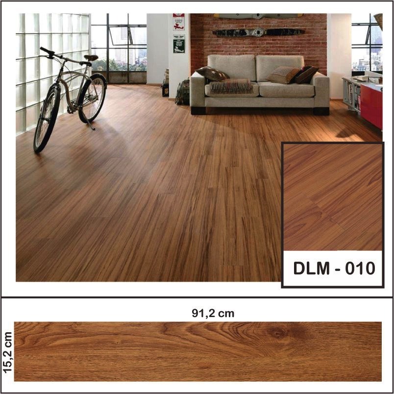 Jual DISKOM Stiker Lantai Vinyl Wallpaper Dinding Motif Kayu Premium ...