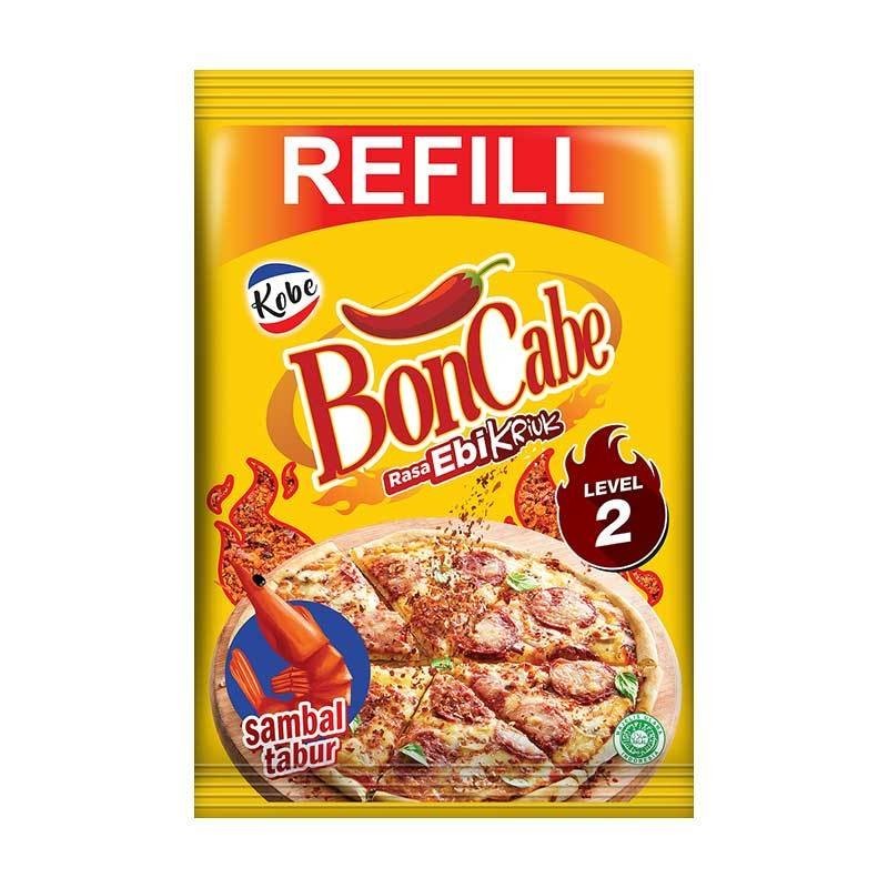 Jual Kobe Bon cabe Sambal Tabur Original Level 2 Refill | Shopee Indonesia