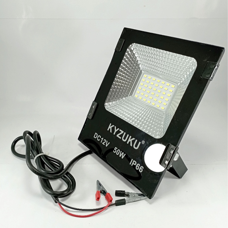 Jual LAMPU SOROT LED DC / AKI / KAP SOROT LED DC KYZUKU 42 LED 12V 50W | Shopee Indonesia