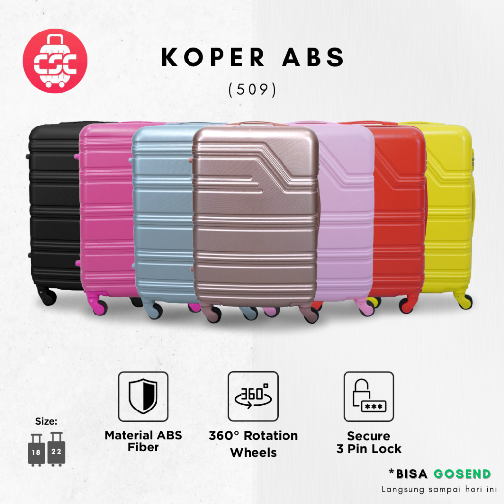Jual ( 509 ) Koper Sultan / Koper Cabin 18 dan 22 Inch Gagang Kuat Dan ...