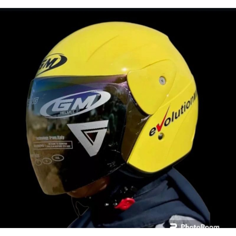 Jual HELM GM EVOLUTION SOLID FULL WARNA | Shopee Indonesia