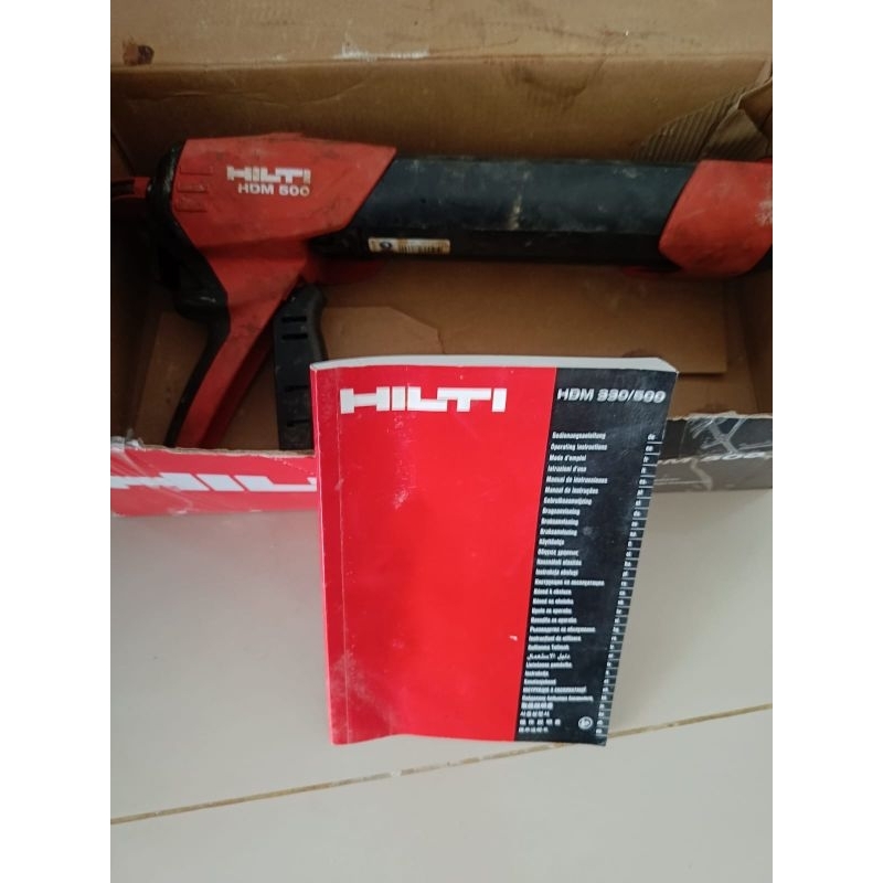 Jual Hilti Gun HDM 500 Dispenser HDM 500 chemichal lem hilti second ...