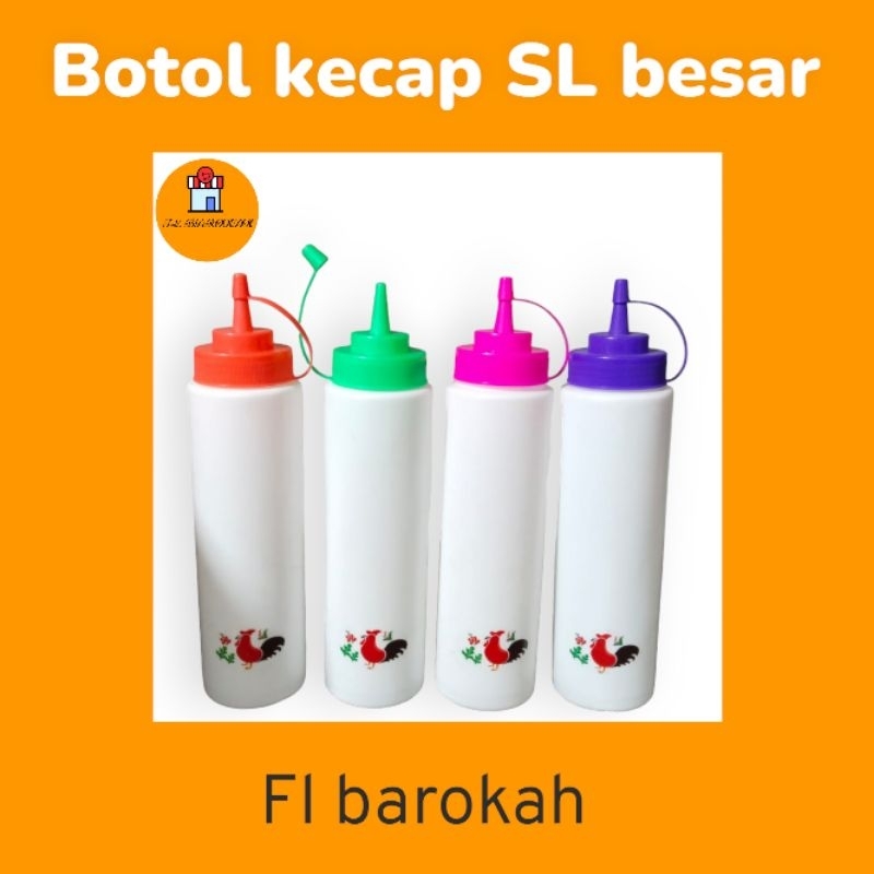 Jual botol kecap/botol saus/botol mayones ukuran 368ml | Shopee Indonesia