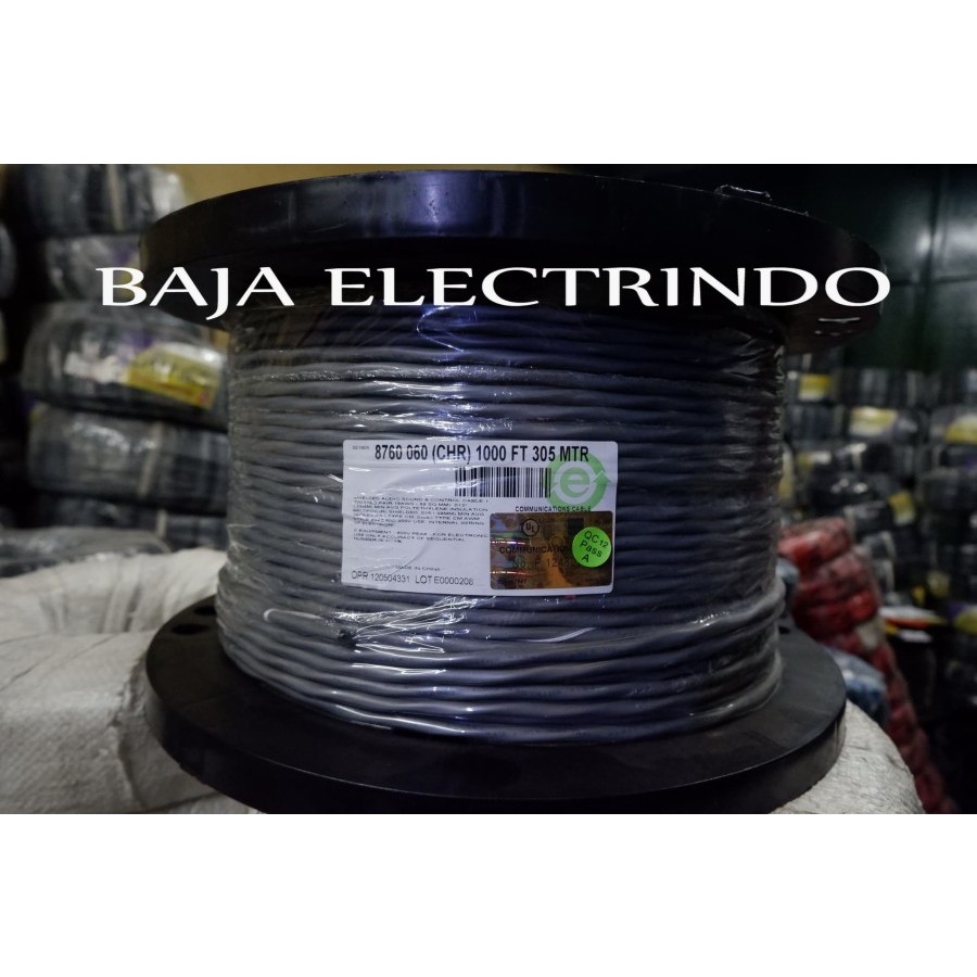Jual Kabel Signal 1 Pair 18 Awg BELDEN 8760 @305mtr 1Pair 18Awg | Shopee Indonesia