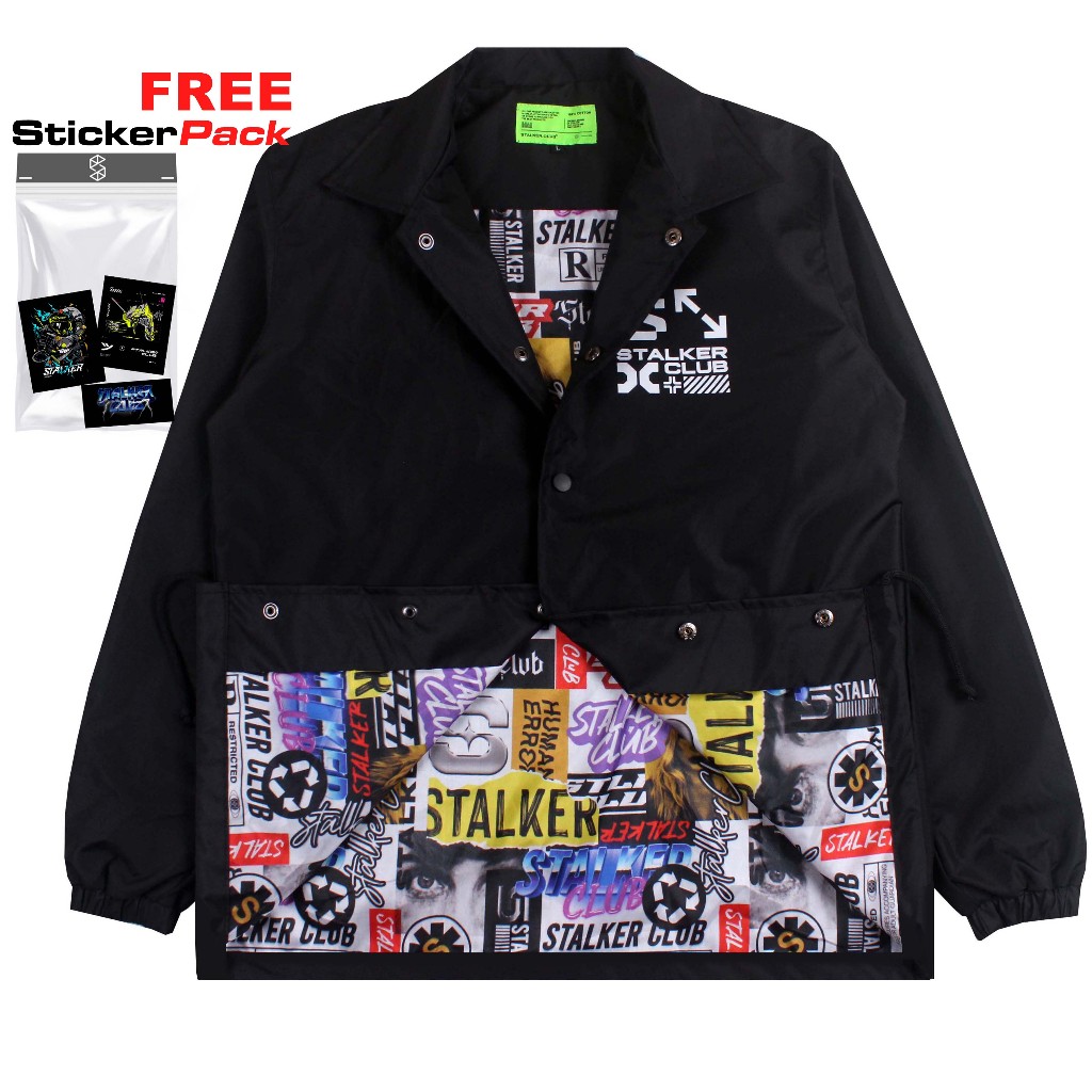 Jual Stalker Jacket Coach - Monochrome Mixtech | Shopee Indonesia