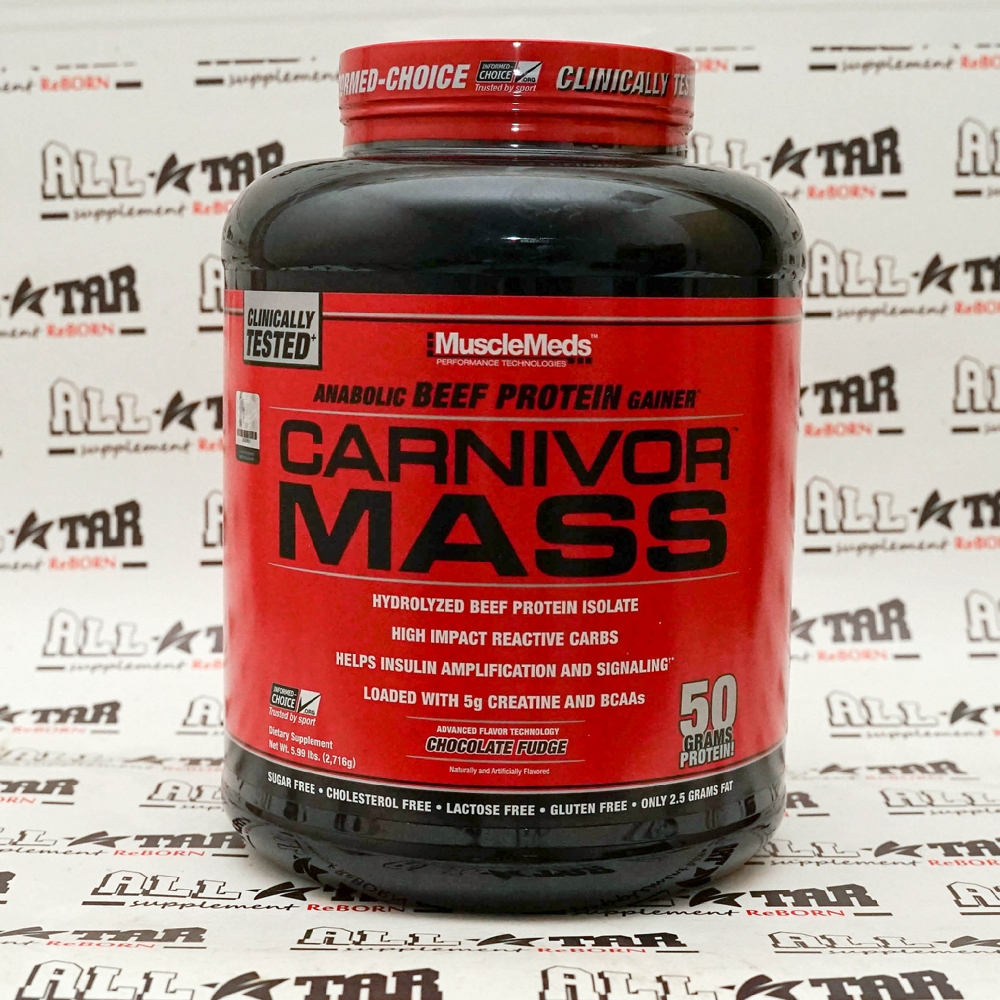 Jual Musclemeds Carnivor Mass 6 lbs gainer protein beef | Shopee Indonesia