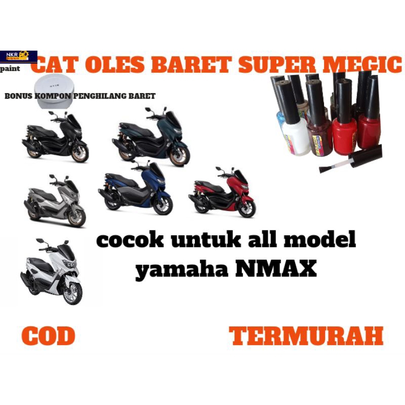 Jual CAT OLES PENGHILANG BARET YAMAHA NMAX ALL WARNA ,NMAX MATTE BLUE ...