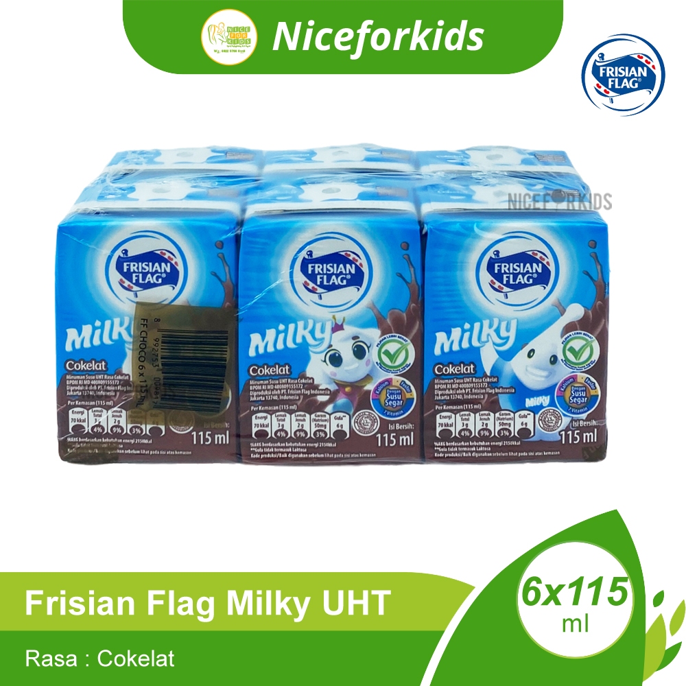 Jual Frisian Flag Junio UHT 6 x 110ml / Milky UHT 6 x 115ml / Susu Siap ...