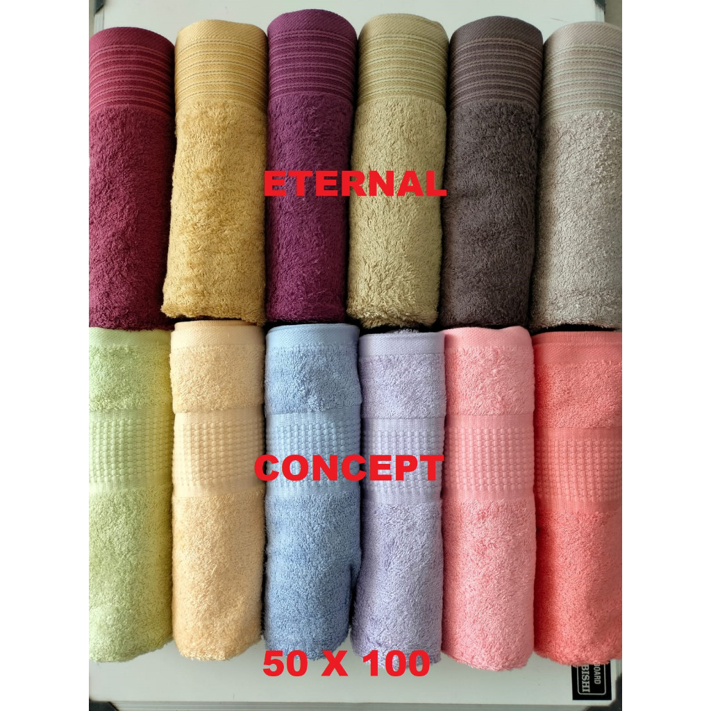 Jual handuk medium Terry parmer Eternal /Concept grade b 50x100 ...