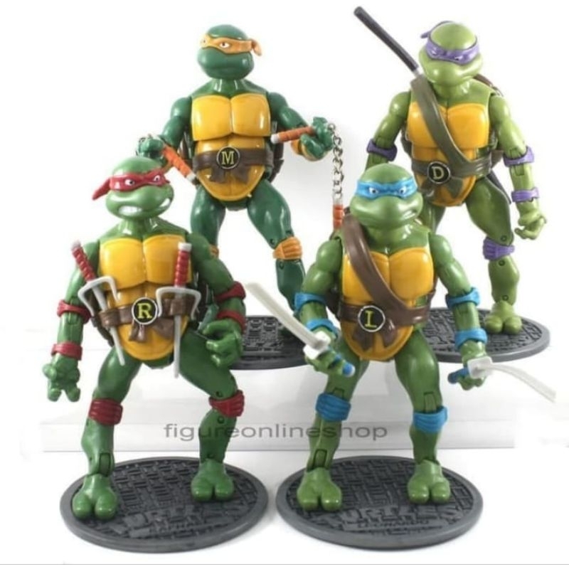 Jual Action Figure Ninja Turtle set 4 TEENAGE MUTANT NINJA TURTLES ...