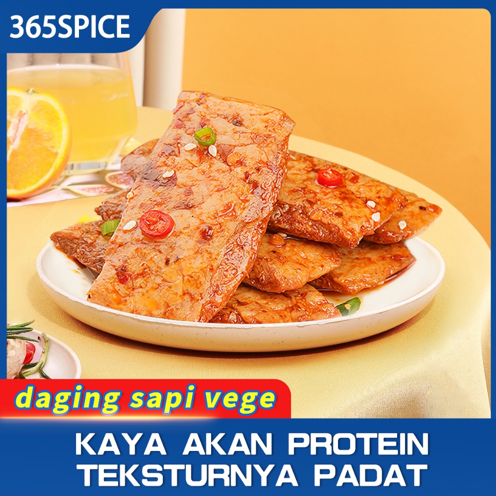 Jual Snack Steak Tahu Kering Rasa Pedas, Produk Khas China, Cemilan ...