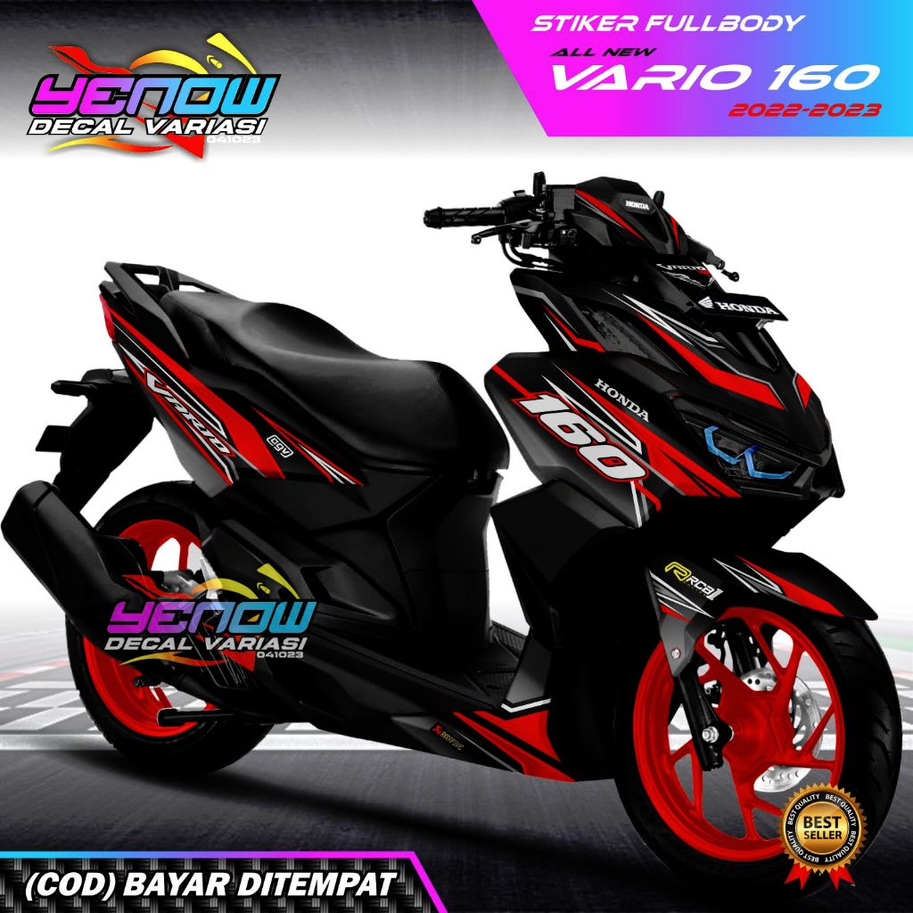 Jual Decal Vario 160 New CBS Fullbody Variasi Hiteck | Shopee Indonesia