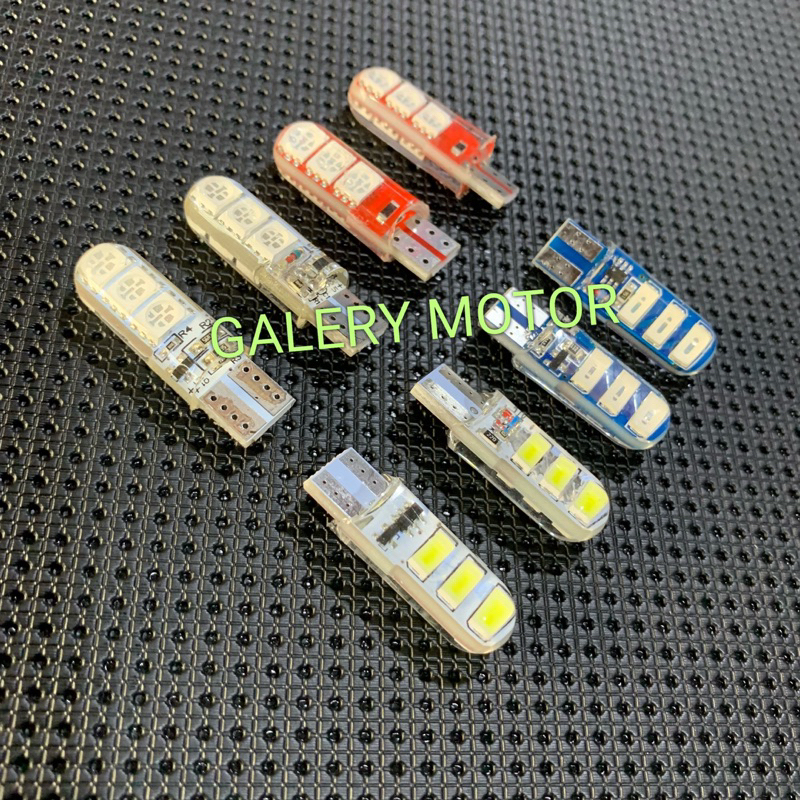 Jual SEPASANG SEIN JELLY / SEN JELI T10 CRYSTAL JELLY 6 MATA KEDIP LED ...