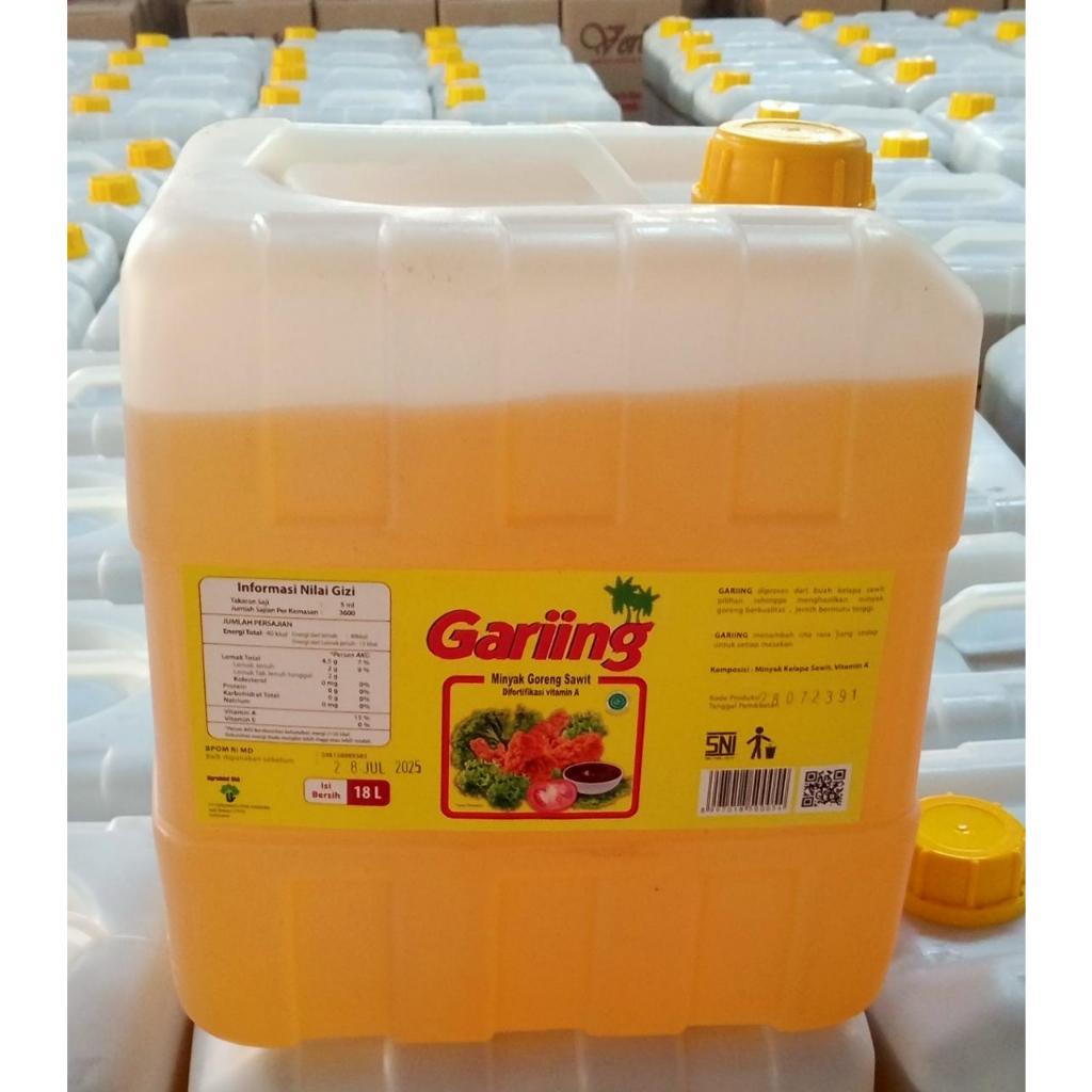 Jual MINYAK GORENG GARIING JERIGEN 18 LITER | Shopee Indonesia