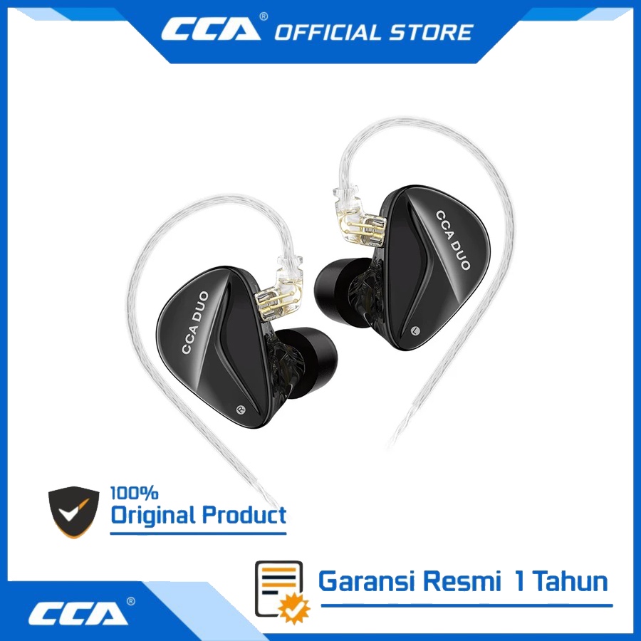 Jual CCA Duo with Mic Metal Earphone High Performance In Ear Monitor ...
