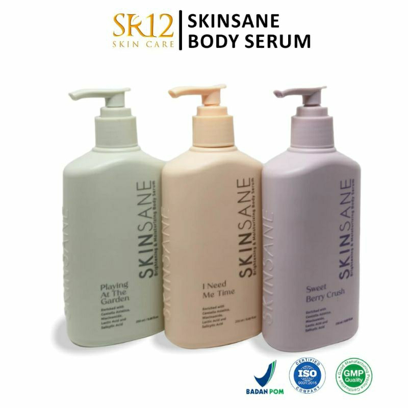 Jual Brightening & Moisturizing BODY SERUM SKINSANE SR12 / MENCERAHKAN ...
