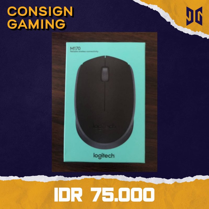 Jual MOUSE LOGITECH WIRELESS M170 ( CODE : CC094.3 ) | Shopee Indonesia