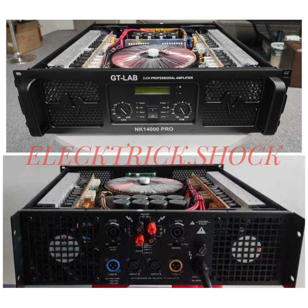 Jual POWER AMPLIFIER RDW GT LAB NK 14000 PRO/ GT LAB NK14000 CLASS TD ...