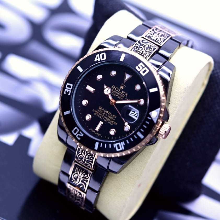 Jual Promo Jam Tangan Analog Pria Wanita Rolex Batik Rantai Ring Putar ...