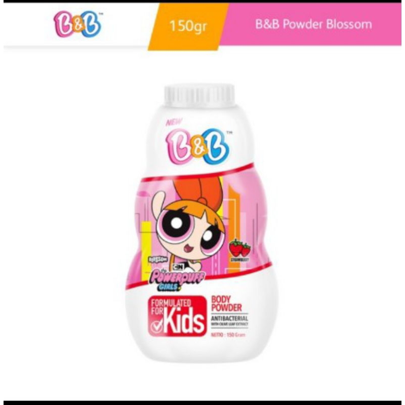 Jual B&B Kids Powder 150g Edisi Powerpuff Girl | Shopee Indonesia
